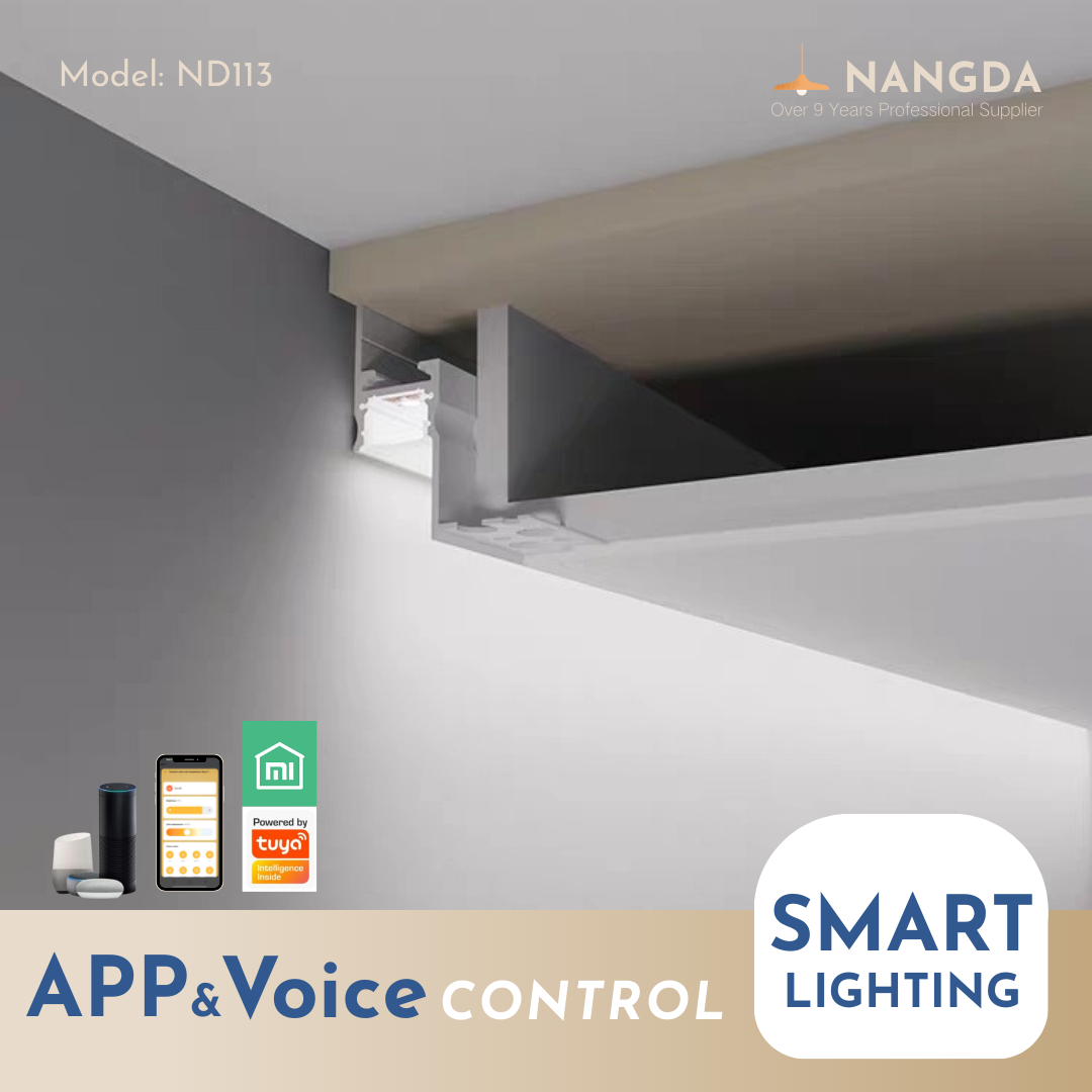 Smart Tricolor Ceiling Light Cove Lighting Ambient Light Seamless Light ...